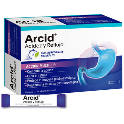 Arcid Acidez y Reflujo 12 Sticks Online|Atida