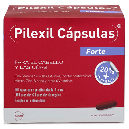 Pilexil Forte 100 Cápsulas + 20% de Regalo - Atida