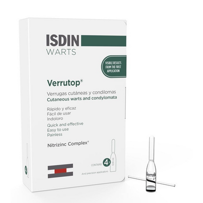 Isdin Verrutop 4 Ampollas x 0,10 ml - Atida