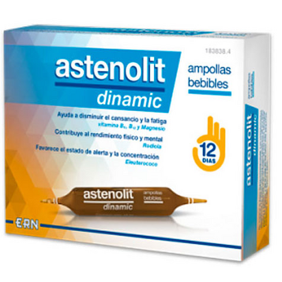 Astenolit Dinamic 12 Ampollas Bebibles 10 ml - Atida