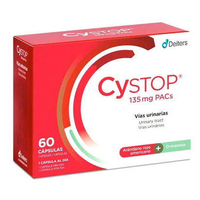 Deiters Cystop 135mg PACs 60 Cápsulas - Atida
