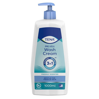 Tena ProSkin Crema Limpiadora 3 en 1 1 Litro - Atida