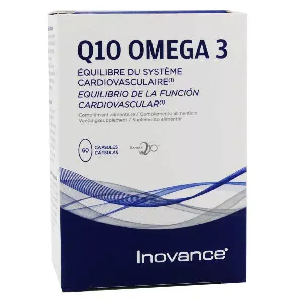 Inovance Q10 Omega 3 60 capsules | Pas cher
