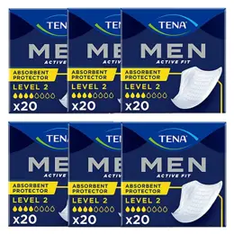 TENA Men Active Fit Protection Absorbante Niveau 1 Taille unique Lot de ...