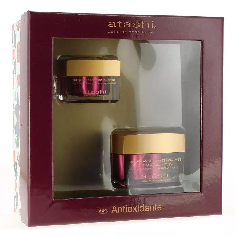 Atashi Cofre Terapia Antioxidante Crema Hidratante SPF15 50 ml ...