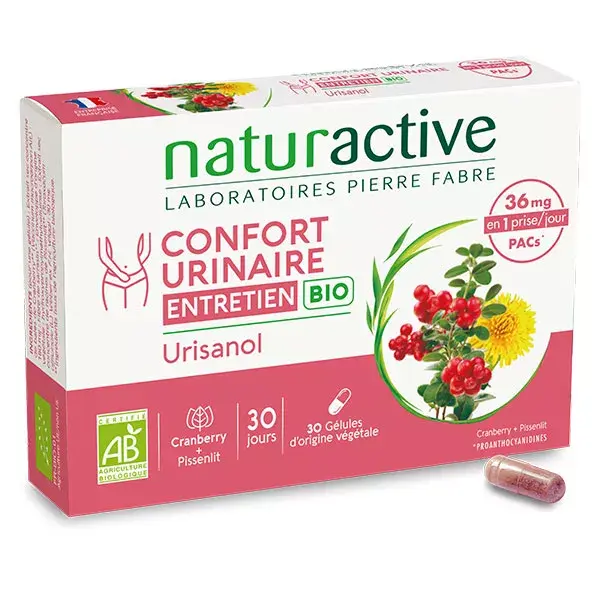 Urisanol Naturactive Cranberry 30 gélules | Pas cher