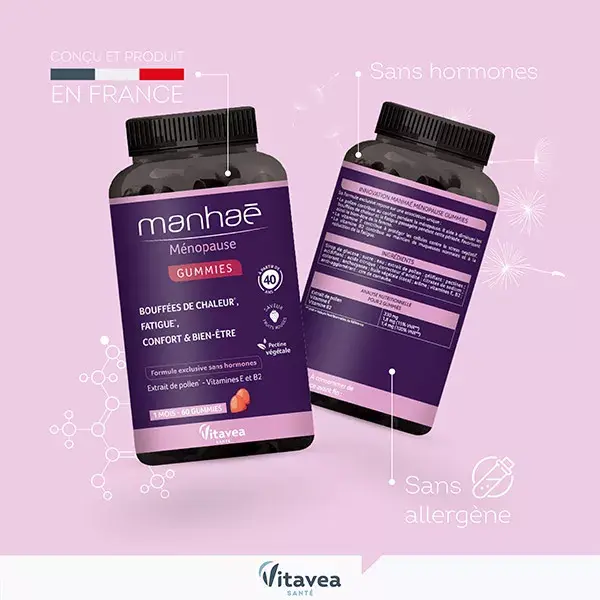 Vitavea Manhaé Ménopause 30 gummies | Pas cher