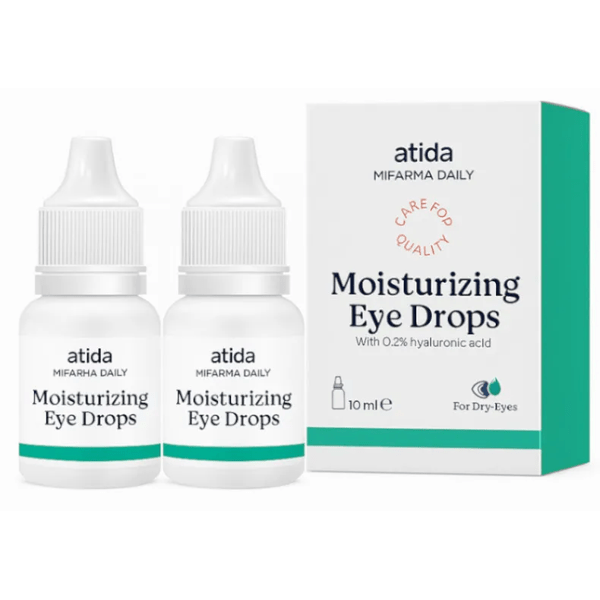 Colírio hidratante Atida para olhos secos 2x10 ml | Atida