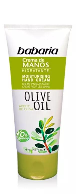 Babaria Crema Manos Hidratante con Aceite de Oliva 75 ml - Atida