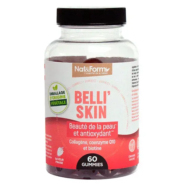 Nat & Form Activ' Belli'Skin 60 gummies | Pas cher