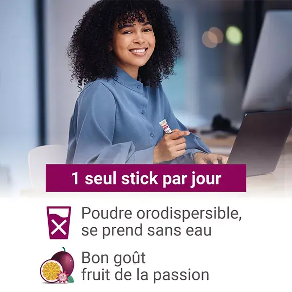 MAG 2 Stick Magnésium et 6 Vitamines B Nervosité Fatigue 30 sticks ...