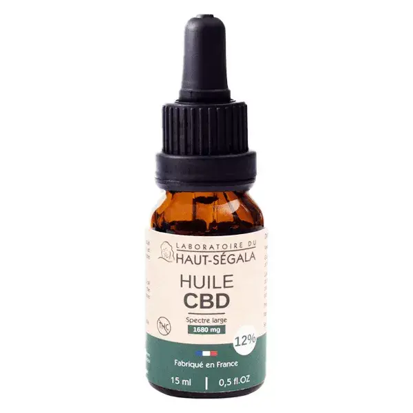 Haut-Ségala Huile CBD 12% Spectre Large 15ml | Pas cher