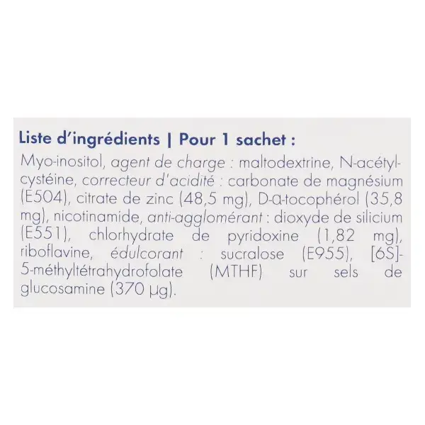 Besins Isitol Myo-Inositol et N-Acétyl-Cystéine 30 sachets | Pas cher