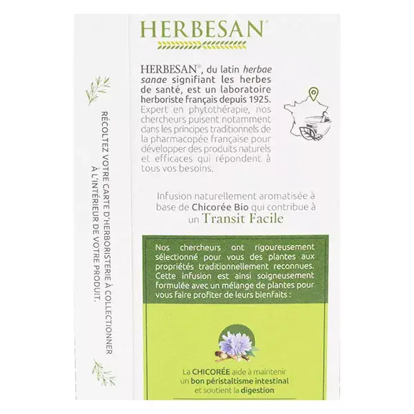 Acheter Herbesan Tisane Bio Transit Facile N°2 - 20 sachets