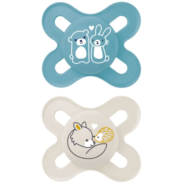 MAM Original Start Pacifier Matte Blue 0-2m 2 units | Atida