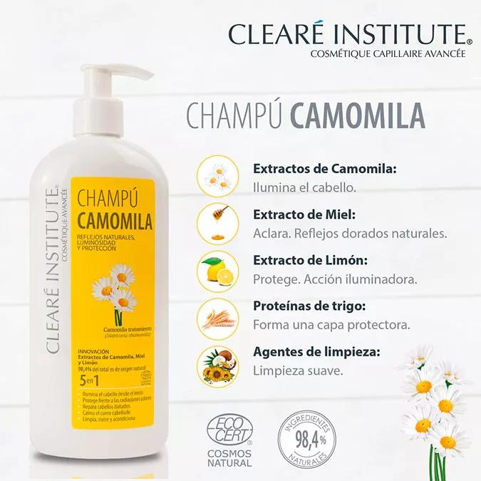 Cleare Institute Champú Eco Camomila 400 ml - Atida