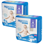 Moltex Premium Comfort Diapers Size 6 (17-28 kg) 2x30 units | Atida