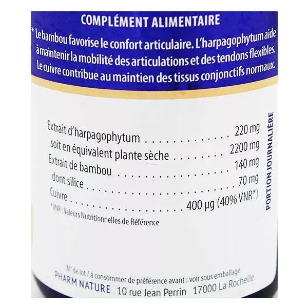 Pharm Nature Micronutrition Articulation 60 gélules | Pas cher