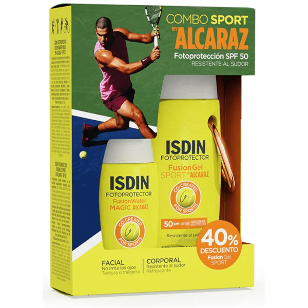 Isdin by Alcaraz Fusion Water Magic SPF 50 50 ml + Fusion Gel Sport 100 ml