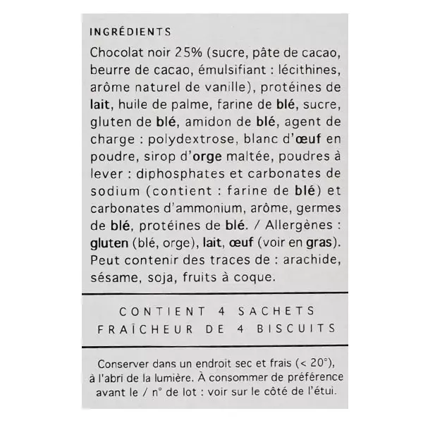 Protifast En-Cas Hyperprotéiné Chocolat 16 biscuits | Pas cher