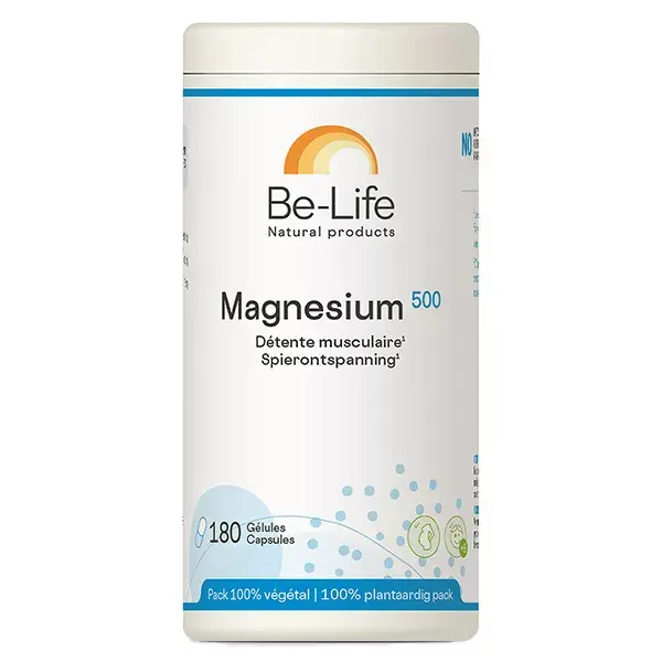 Be-Life Magnésium 500 180 gélules | petit prix