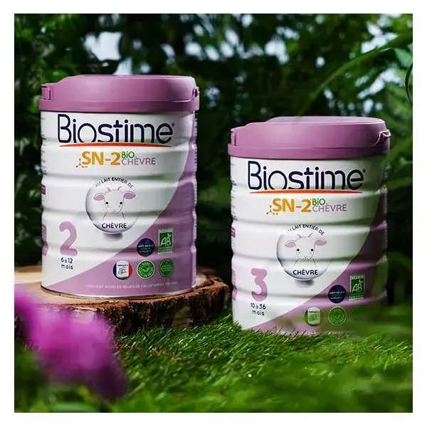 Biostime Organic 2nd Age Follow-on Goat Milk 800g | French Parapharmacy