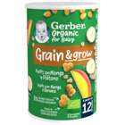 Comprar Gerber Organic Puffs con Mango y Plátano +12m 35 gr | Atida