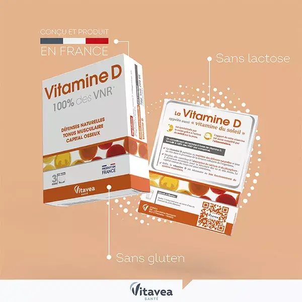 Nutrisanté Vitavea Vitamine D 90 comprimés | Pas cher