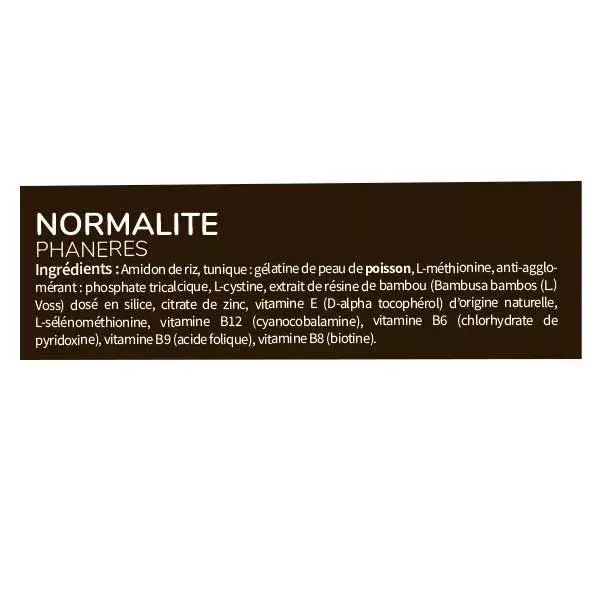 Codifra Normalite Phaneres Cheveux 60 gélules | Prix discount