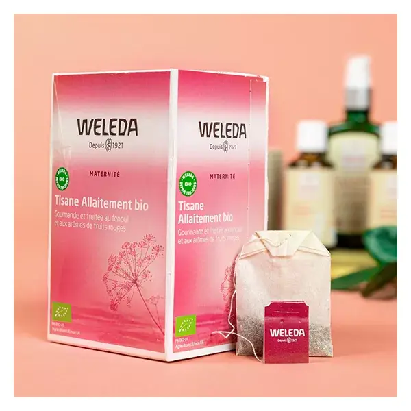Weleda Maternité Tisane Allaitement Fruits Rouges Bio 20 sachets | Pas cher