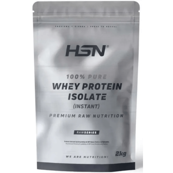 HSN 100% Whey Protein Isolate Sin Sabor 2 kg