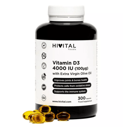 Hivital Vitamina D3 4000 UI 300 Perlas - Atida