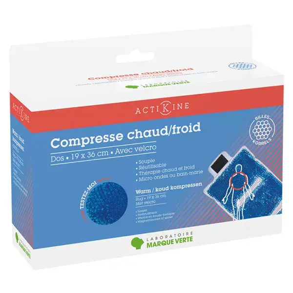 Marque Verte Actikiné Compresse Chaud Froid Dos 17 x 34,5cm | petit prix