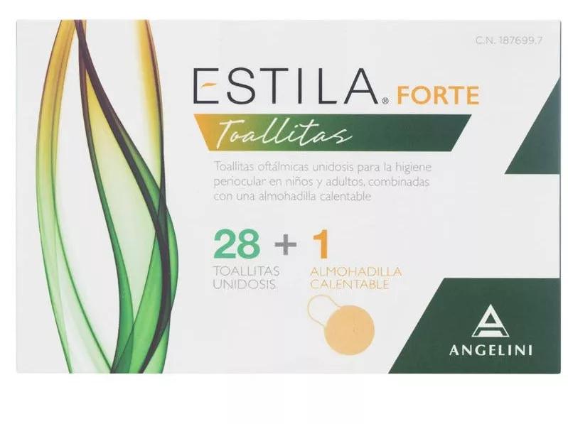 Estila Toallitas Oculares Forte 28 uds + 1 Almohadilla Calentable - Atida