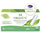 Organyc Tampon Without Applicator Flux Super Organic Cotton 16 units ...