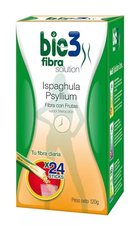 Bio3 Fibra con Frutas Solution 24 Sticks - Atida