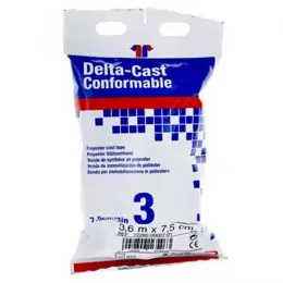 BSN Médical Delta Cast Conformable 3,6m x7,5cm Blanc | Pas cher