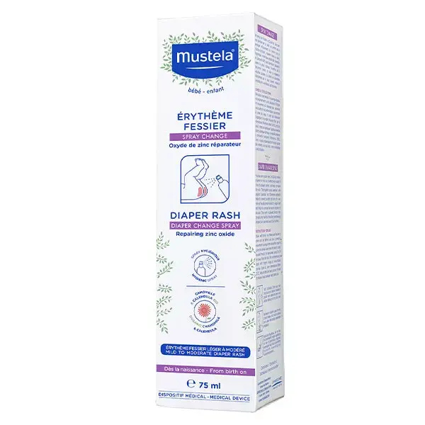Mustela Diaper Rash Spray 75ml - Creams - Creams, Ointments and Water ...