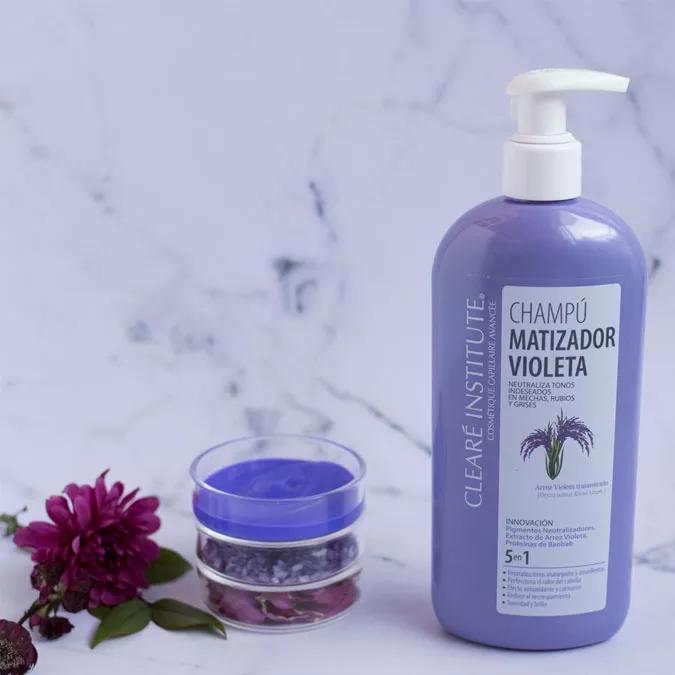 Clearé Institute Champú Matizador Violeta 400 ml - Atida