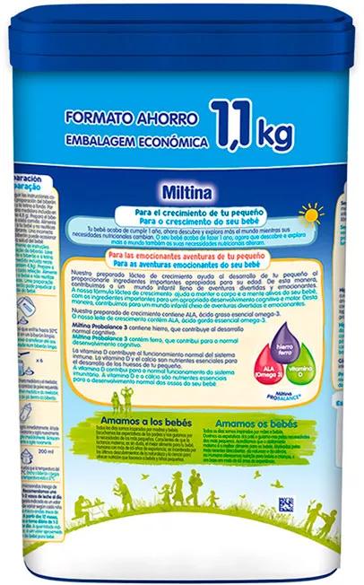 Humana Baby Leche de Crecimiento Miltina 3 Probalance 900 gr - Atida