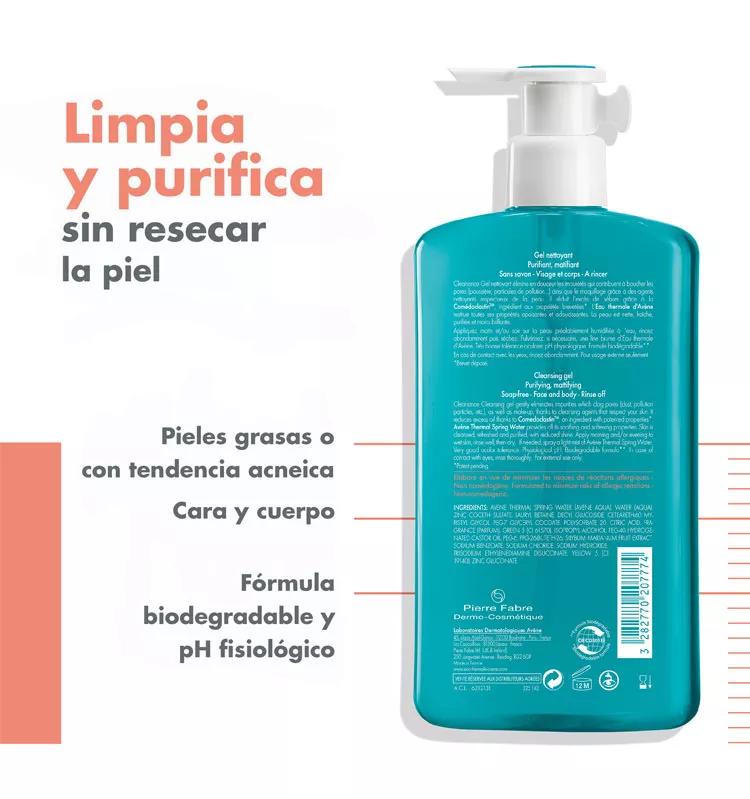 Avene Cleanance Gel Limpiador Sin Jabón Con Dosificador 400 ml - Atida