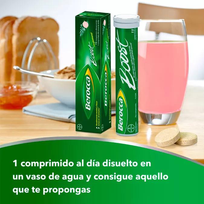 Berocca Boost Vitaminas y Rendimiento Efervescentes 30 Comprimidos - Atida