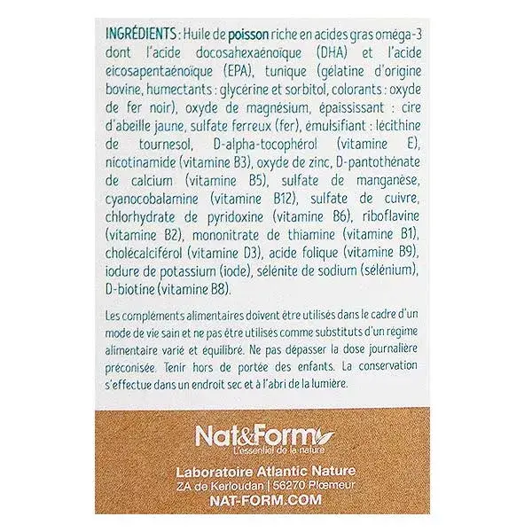 Nat & Form Complexe Grossesse 90 gélules | Pas cher