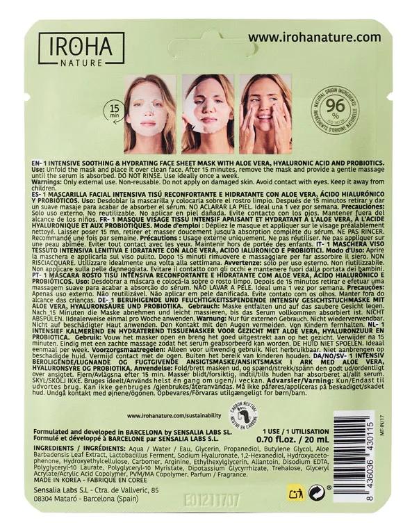 Iroha Nature Mascarilla Tisú Biodegradable 20 ml - Atida