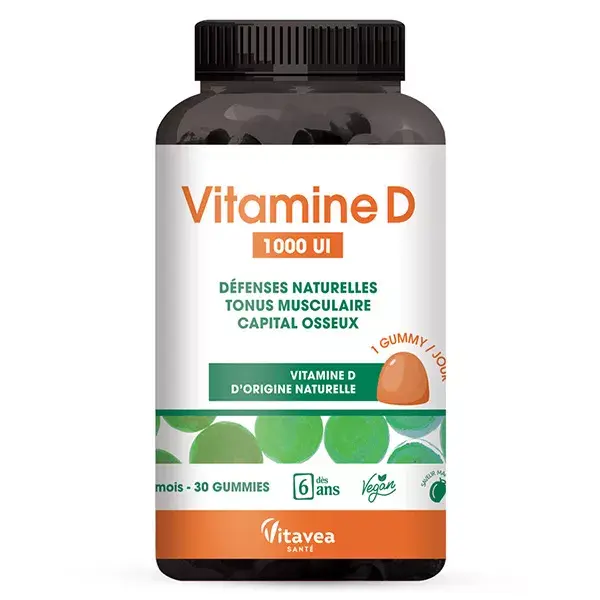Vitavea Vitamin D 1000 IU Natural Defense Muscle Tone 30 gummies ...