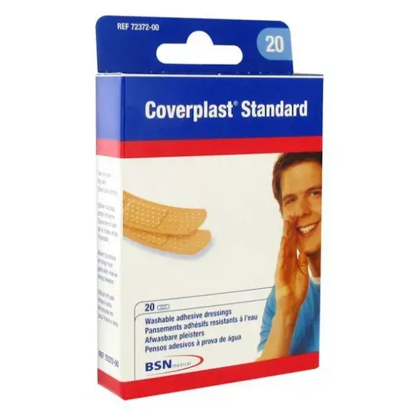 BSN Médical Coverplast Pansement Adhésif Standard 7,2 x 1,9cm 20 unités ...