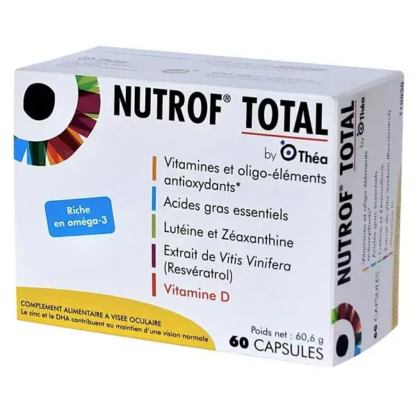 Théa Nutrof Total 60 capsules | Pas cher