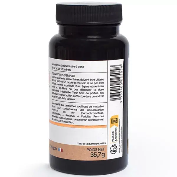 Nat & Form Fer Liposomal 60 gélules végétales | petit prix