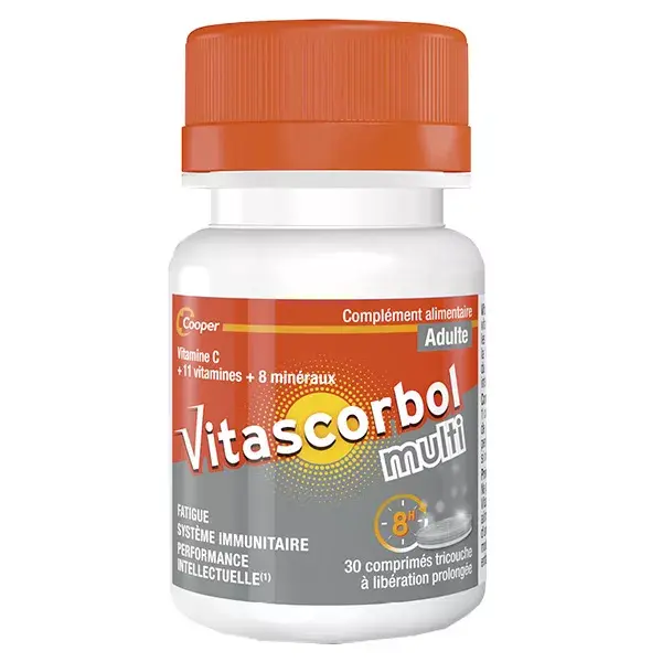 Vitascorbol Multi Adulte 30 comprimés | Pas cher