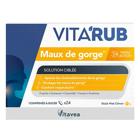 Vitavea Vita'Rub Maux de gorge 24 comprimés à sucer goût miel citron | Atida | Santédiscount